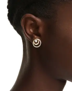 SWAROVSKI Hyperbola Circular Stud Earrings