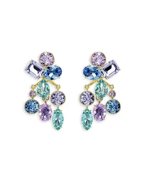 SWAROVSKI Gema Mixed Crystal Jacket Earrings - Multicolored