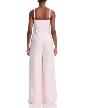French Connection Cooper Wide-leg Trousers - Pink Icing