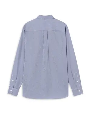 Emporio Armani Travel Essentials Wrinkle Free Shirt - Blue/white