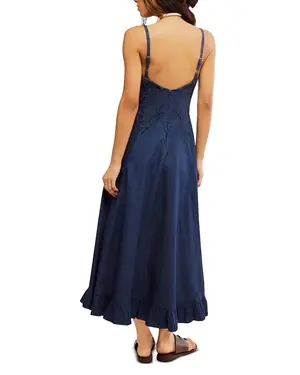 Free People Another Season Midi Dress - Rinse