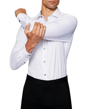 WRK Slim Fit Performance Solid Dress Shirt