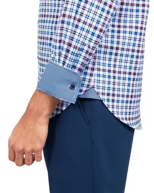 WRK Regular Fit Large Check Performance Dress Shirt