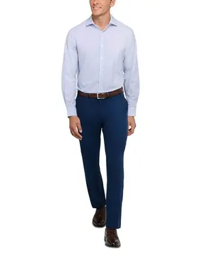 WRK Slim Fit Interlocked Geo Performance Dress Shirt