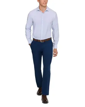 WRK Slim Fit Interlocked Geo Performance Dress Shirt