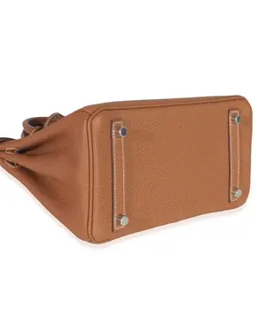 Hermès Birkin 25 Leather Handbag - Beige