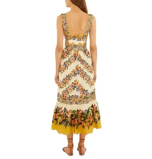 Farm Rio Hilo Stripes Maxi Dress