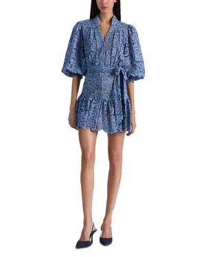 Alice + Olivia Cora Voluminous Tiered Dress