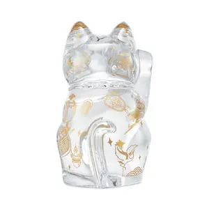 THE MARTHA, BY BACCARAT Maneki-neko Cat Fortune Figurine