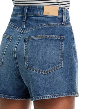 Paige Dani Front Yoke Denim Shorts