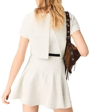 Maje 2-in-1 Tweed Dress
