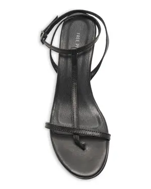 Free People La La Land Strappy Sandals - Black