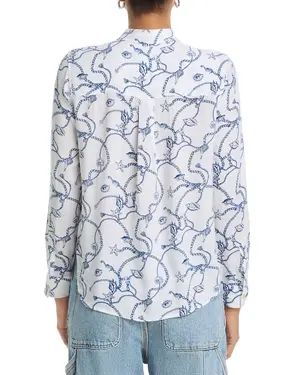 Rails Josephine Print Shirt - Nautical Chains