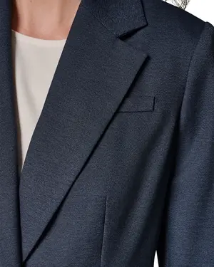 Donna Karan New York Notched Lapel Long Blazer
