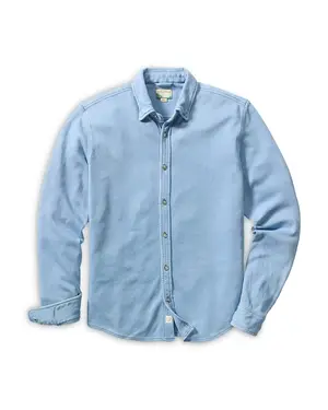 Marine Layer Pacifica Stretch Shirt - Indigo