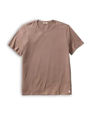 Marine Layer Signature Sea Change Crew Tee - Coffee Quartz