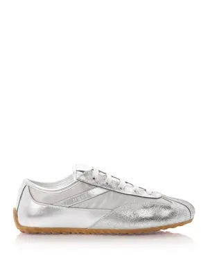 Alexander McQueen Suede And Nylon Sneakers