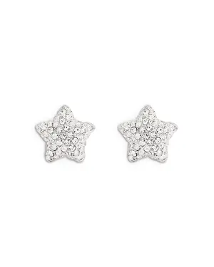 Marc Jacobs Star Pave Stud Earrings - Silver/crystal