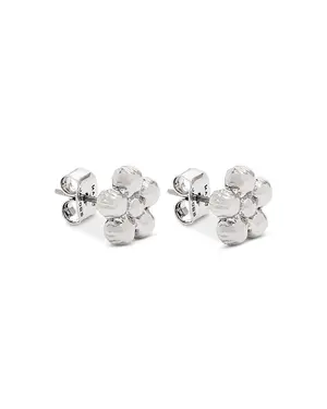 Marc Jacobs Daisy Balloon Stud Earrings Silver