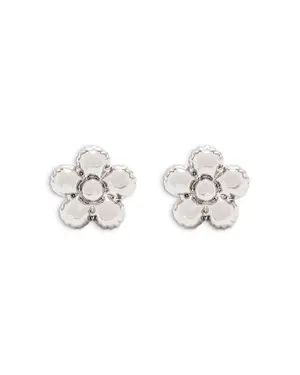 Marc Jacobs Daisy Balloon Stud Earrings - Silver