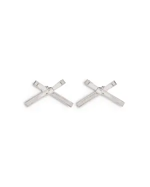 Marc Jacobs The Lingerie Bow Earrings - Silver