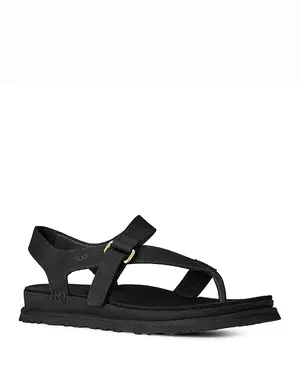 UGG Toe Post Sandals - Black
