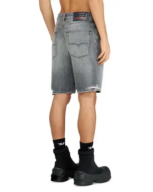 DIESEL® Regular Fit Denim Shorts - Black/denim