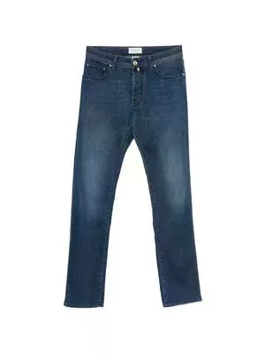 Jacob Cohen Bard Slim Stonewashed Jeans - Blue