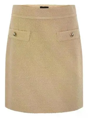 FAY Bouclé Mini Skirt
