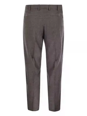 PT TORINO Ironed Crease Flannel Trousers
