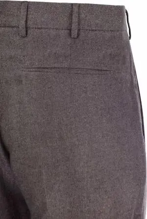 PT TORINO Ironed Crease Flannel Trousers