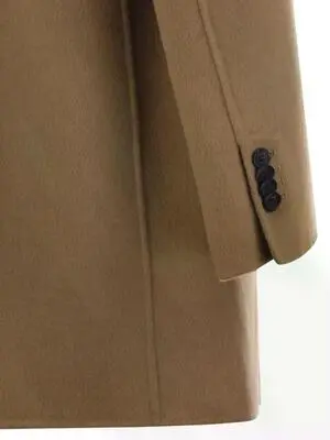 PALTO' Double-breasted Peak Lapels Coat
