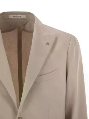 Tagliatore Patch-pocket Two-button Jacket - Neutrals