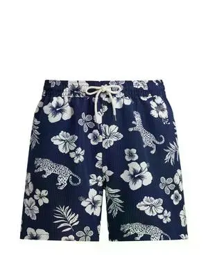 Polo Ralph Lauren Floral Print Swim Shorts - Blue