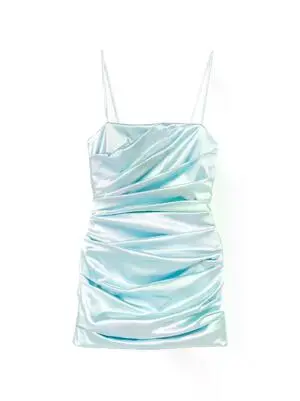 Dolce & Gabbana Gathered Strappy Mini Dress