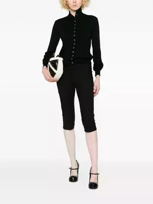 Moschino Buttoned Turtleneck Cardigan