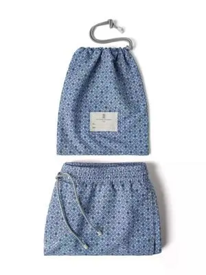 Brunello Cucinelli Graphic-print Swim Shorts