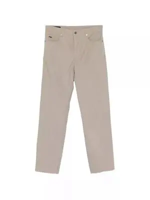 Emporio Armani Button-fastening Trousers - Neutrals