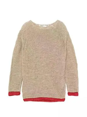 Comme Des Garçons Open Knit Round Neck Jumper