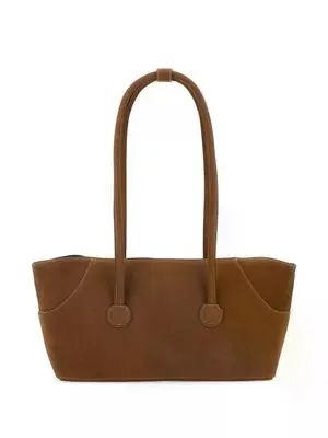 MARGESHERWOOD Topstitch Leather Shoulder Bag - Neutrals