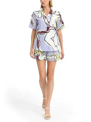 Tory Burch Printed Shorts - Multicolour