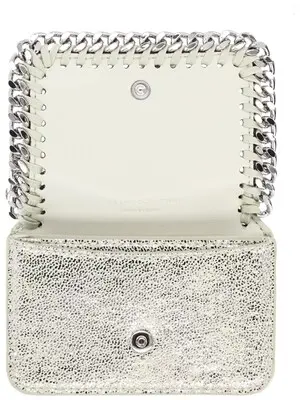 Stella McCartney Falabella Card Holder - Silver