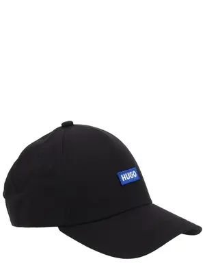 Hugo Baseball Cap With Logo - Black