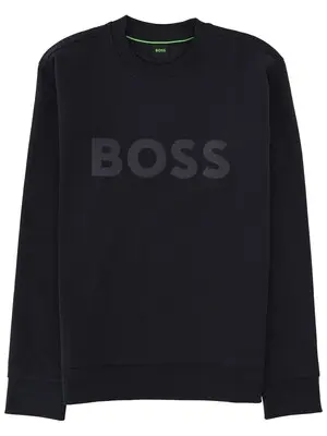 BOSS Sweatshirt With Logo - Blue