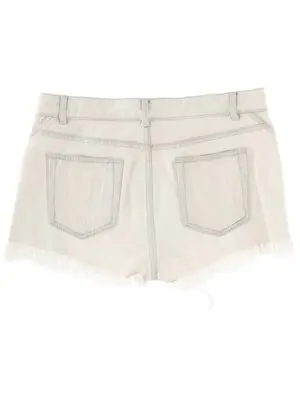 Rick Owens Bias Cutoffs Shorts - Ivory