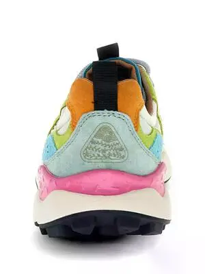 FLOWER MOUNTAIN Nubuck Leather Sneakers - Neutrals