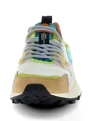 FLOWER MOUNTAIN Nubuck Leather Sneakers - Neutrals