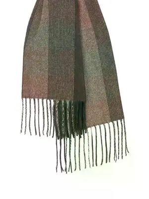 CHELSEY IMPORTS Check Cashmere Scarf