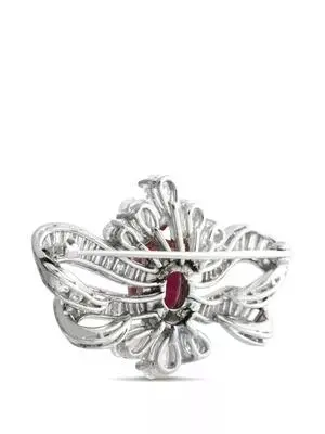 LB EXCLUSIVE Ruby And Diamond Brooch