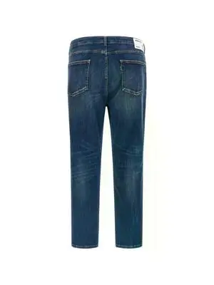 DEPARTMENT 5 Contrast-stitching Cropped Jeans